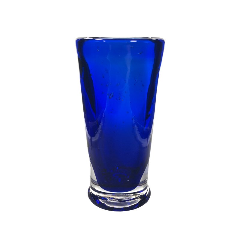 5" Hand-Blown Cobalt Blue Tavern 6-oz. Water Glass- Antique Vintage ...