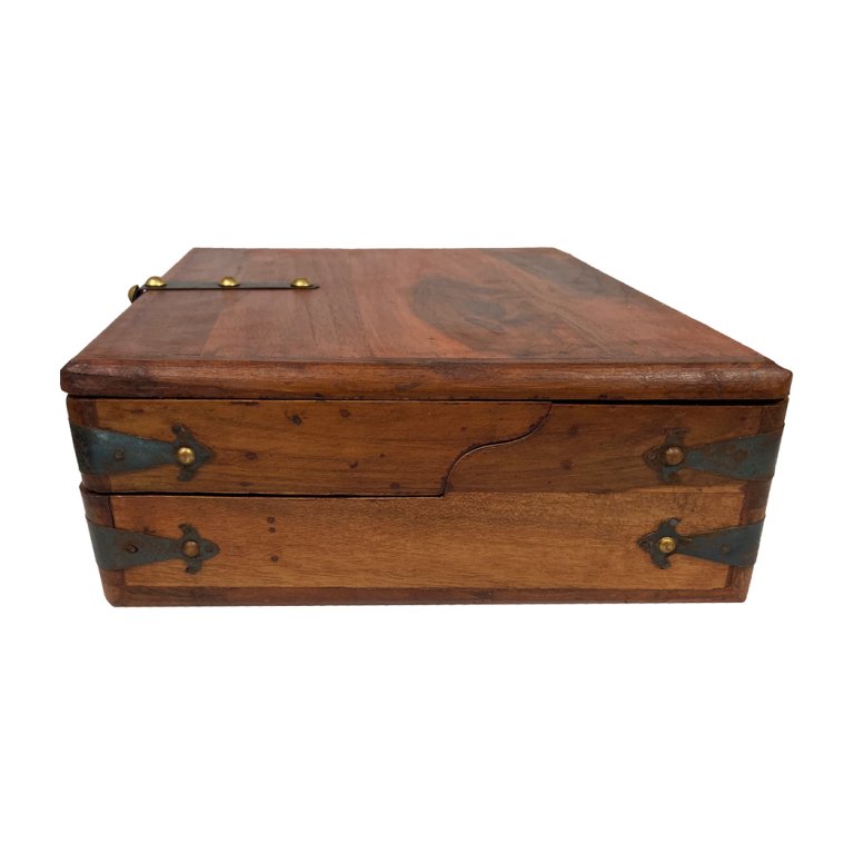Colonial Antique Writing Box – Wood