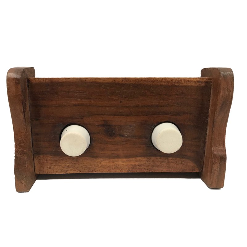 Wood Inkwell Stand with Pen – Colonial Reproduction
